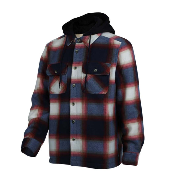 Warmth Men's Berber Lined Plaid Jacket | LEEHANTON